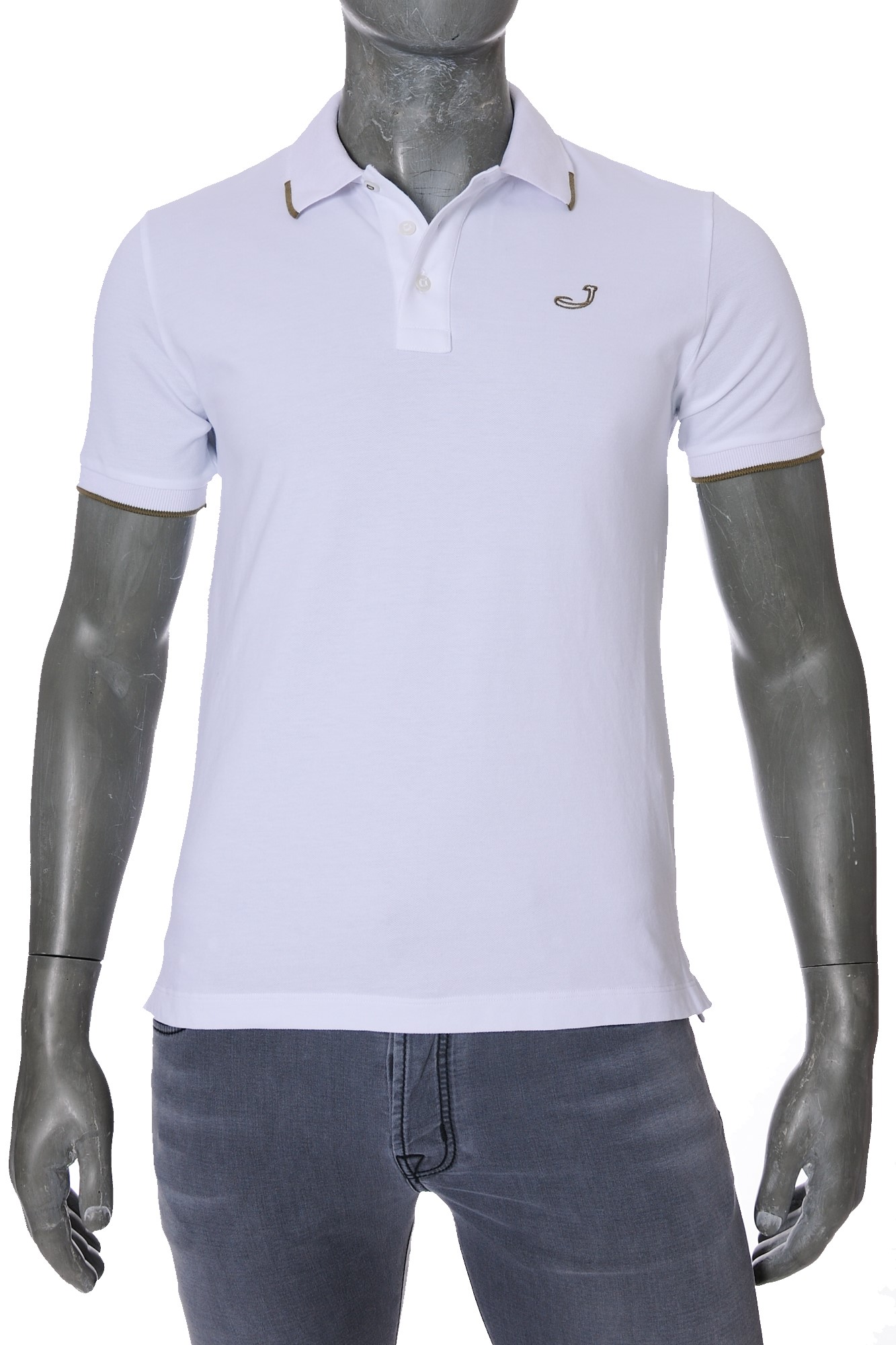 Buy Jacob Cohen J4038 Polo Shirt White (32363) | Voustenjeans.com